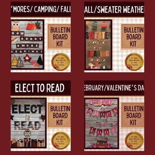 Elementary Classroom Bulletin Board Year Round Decor Activities Bundle ...