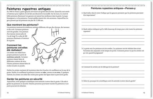 Daily Reading Comprehension Grade 3 (French Version) by Chalkboard ...