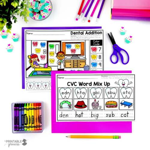 February Literacy and Math Worksheets for Kindergarten | TPT