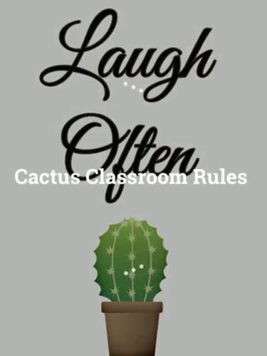 Classroom Rules Posters Back to School Decor - Cactus Theme by ...