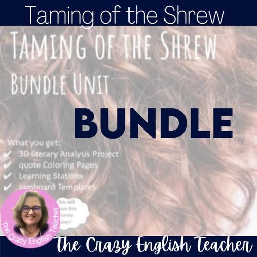 Taming of the Shrew Unit Lessons Bundle of Lessons Unit Digital | TPT