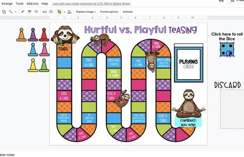 Teasing Board Game with Digital and Print Version | TpT