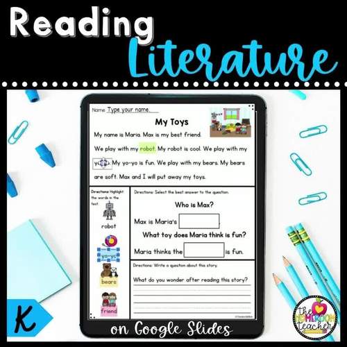 Fiction Reading Comprehension Passages and Questions on Google Slides