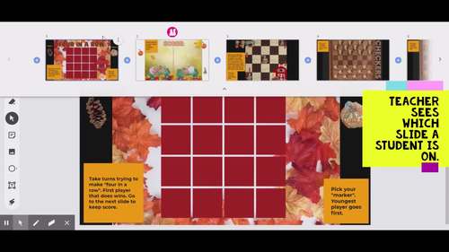 Fall Partner Games on Google Jamboard™ by Jo Jo's Jungle | TPT