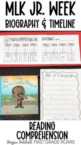 Martin Luther King Jr. Activities Reading Comprehension Writing Crafts ...