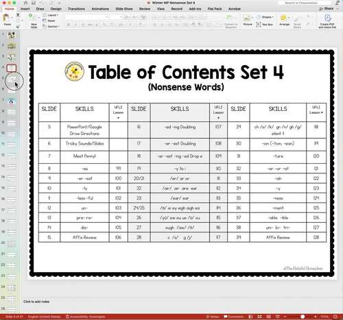 UFLI aligned Winter Digital Phonics Mystery Pictures - Nonsense Words Set 4