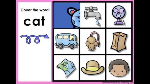 Boom Cards Phonics Puzzle Pictures Short A Digital Task Cards Distance ...