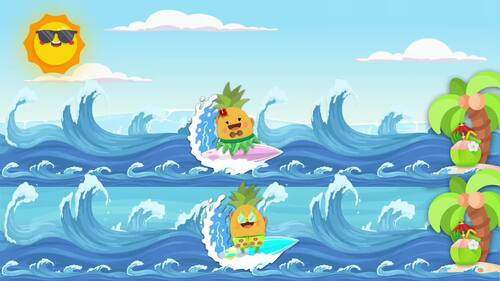 Interactive Spelling & Vocabulary Digital Sticker Game- Surf | TPT