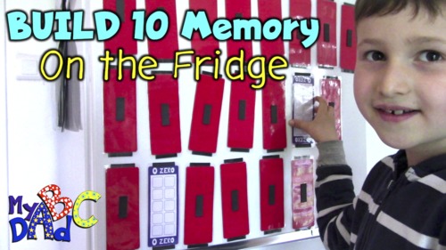 Make 10 Memory Math Game Video Mini-Lesson by myABCdad Learning for Kids