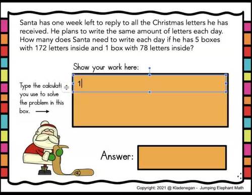 Christmas Multistep Word Problems using all 4 operations Google Slides ...