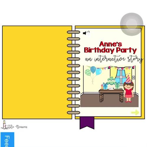 NO PRINT NO PREP Anne's Birthday Party Interactive Story by Little Beacon