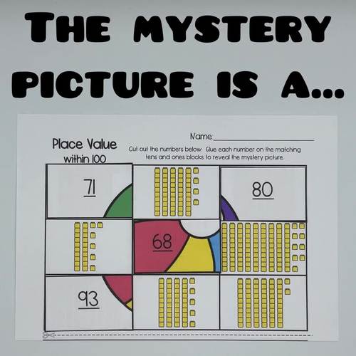 Summer Themed Place Value Mystery Pictures: Tens and Ones: within 20 & 100