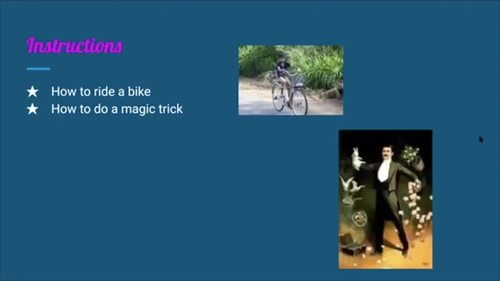 Procedural Writing Lesson 1: What is Procedural Writing (Instructional ...