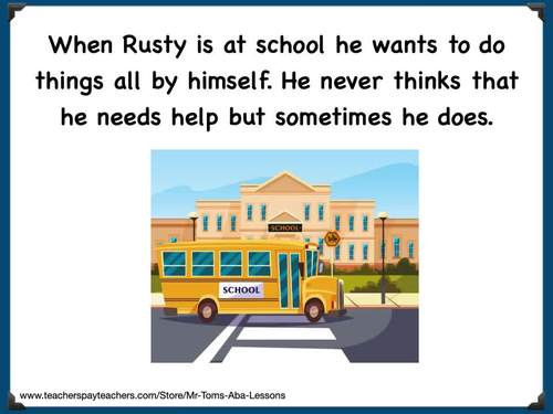 Learning about the importance of teamwork: Social Skills Behavior Story ...