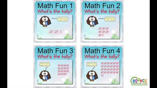 Math Fun 3: Find the tally number (BOOM distance learning math counting ...
