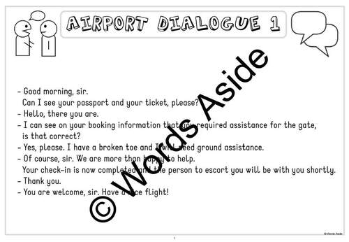 Language Units Words Definitions Sentences Texts | AIRPORT by Words Aside