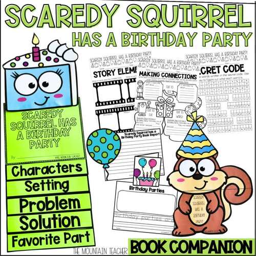 Scaredy Squirrel has a Birthday Party Activities Read Aloud and ...