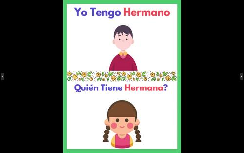 I Have, Who Has? Spanish Family Members Vocabulary Flashcard Game in ...