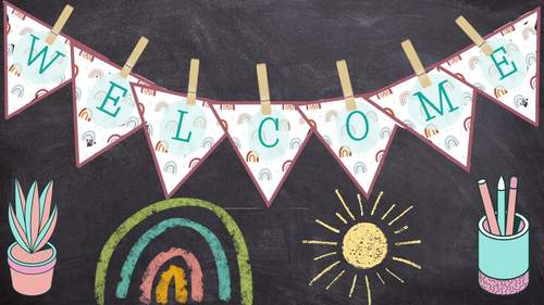 Classroom Welcome Banner by Blissfully Miss B | TPT