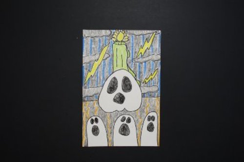 Let's Draw "It was a Dark & Stormy Night!" by Patty Fernandez Artist