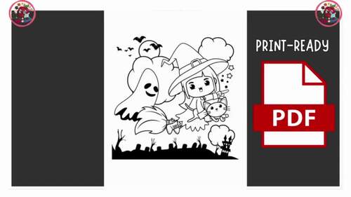 Ultimate Halloween Coloring Bundle for Early Finishers | 205 Cute ...