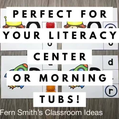 Alphabet Clip Cards Dollar Deal by Fern Smith's Classroom Ideas | TPT
