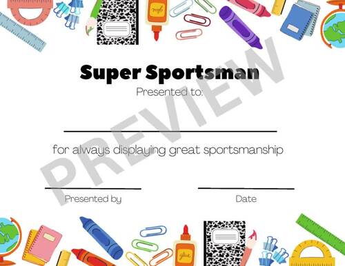 End of Year Student Award Certficates by Episode in Elementary | TPT