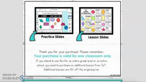 2D Shapes - Seesaw Activities - Distance Learning by Keep Your Chin Up