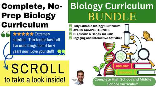Biology Curriculum | Fully Editable Biology Activities, Lessons ...