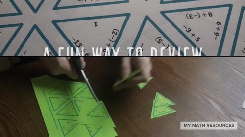 7.NS.A.1 Adding Integers Puzzle - Fun Math Activity by Amy Harrison