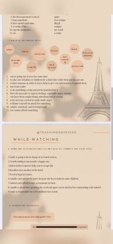 EMILY IN PARIS WORKBOOK by Lia Isakova | TPT