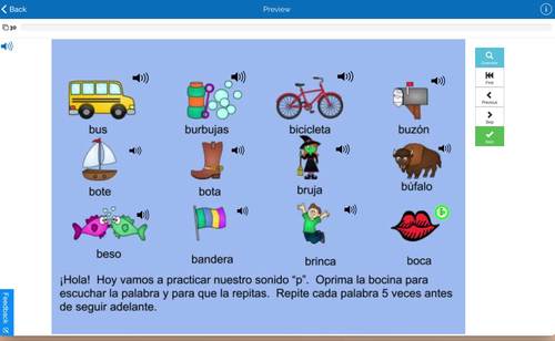 Boom Cards Spanish /b/ Articulation Activities with Audio | TPT