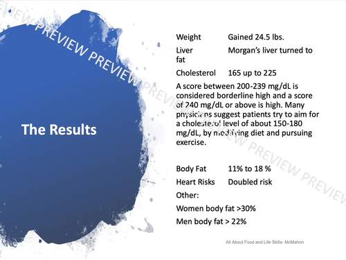 Supersize Me: Movie Question by All About Food and Life Skills FACS