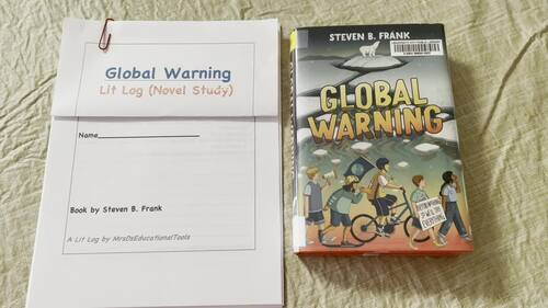 Global Warning Lit Log (Novel Study) by MrsDsEducationalTools | TPT