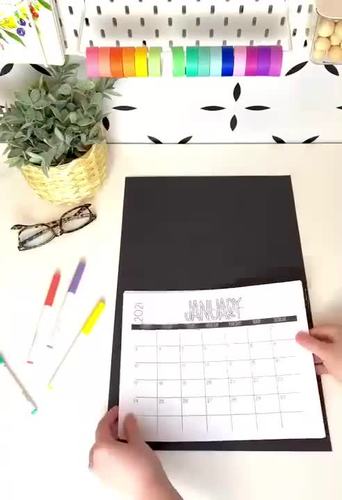 Directed Drawing Calendar | Parent Gift | Holiday or Mother's Day Project