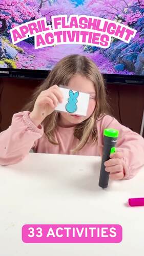 April Flashlight Activities: Light Table Activities For Spring And Easter