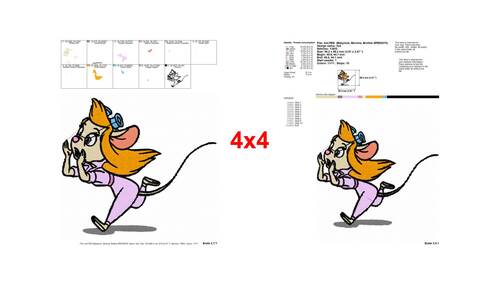 Disney Rescue Rangers Monterey Jack Eating Cheese Running Gadget ...