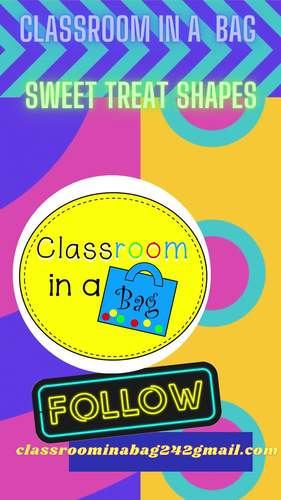 SWEET TREAT SHAPES BULLETIN BOARD/ CLASSROOM DISPLAY SET by Classroom ...