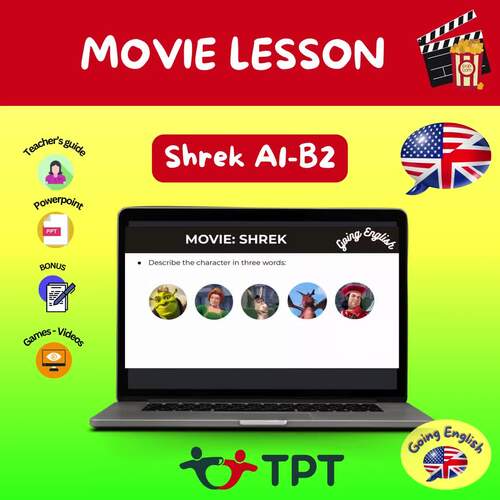 Shrek – ESL PowerPoint Lesson | Fun & Interactive Activities (A1-B2) Movies
