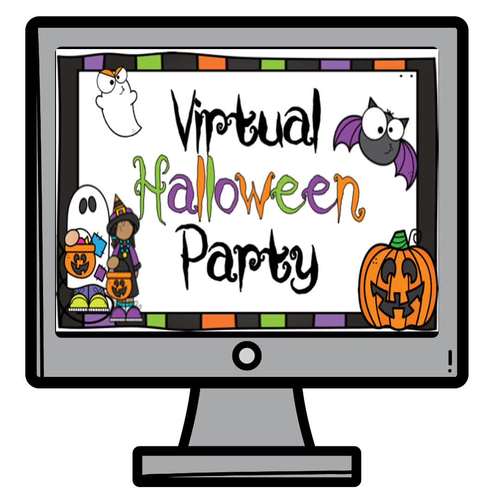 Virtual Halloween Party- Distance Learning- Digital by I Am That Extra ...