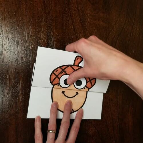 Nuts for Jesus Acorn Folding Surprise Bible Craft Sunday School Class ...