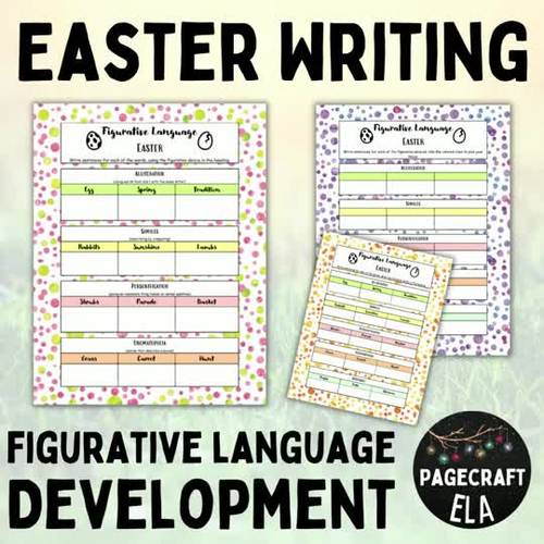 Easter Figurative Language Activities with Multi-Level Instruction