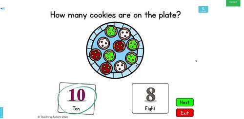 Counting to 10 Christmas Boom Cards | Math Boom Cards by Teaching Autism