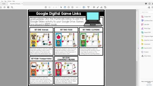 INSTANT Digital Vocabulary Slides | DISTANCE LEARNING GOOGLE SLIDES ...