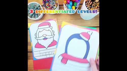 Christmas Social Emotional Centers: SEL Holiday Play Mats & Writing ...