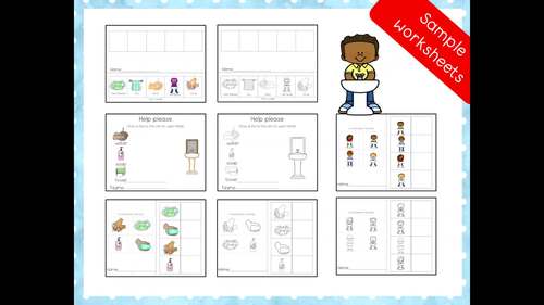 SELF CARE PRESCHOOL Kindergarten - I Wash My Hands Worksheets Activities