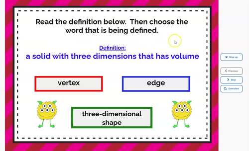 5th Grade Math Vocabulary Review and Practice BOOM Cards BUNDLE | TPT