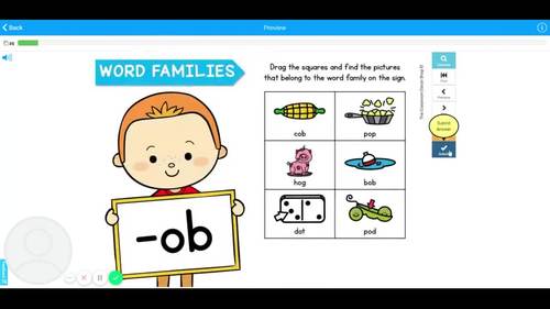 Boom Cards Speach Teraphy CVC Word Searchs Short O by Classroom Decor Shop