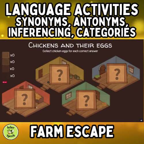 Language Activities Synonym Antonym Inference Category Digital Escape ...