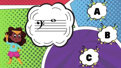 Bass Clef Name the Note Bundle for Google Slides! Princesses, Pirates ...